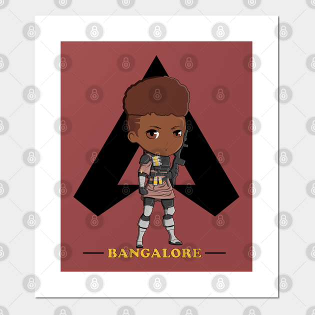 Bangalore Apex Chibi Apex Legends Bangalore Fan Art Posters And Art Prints Teepublic
